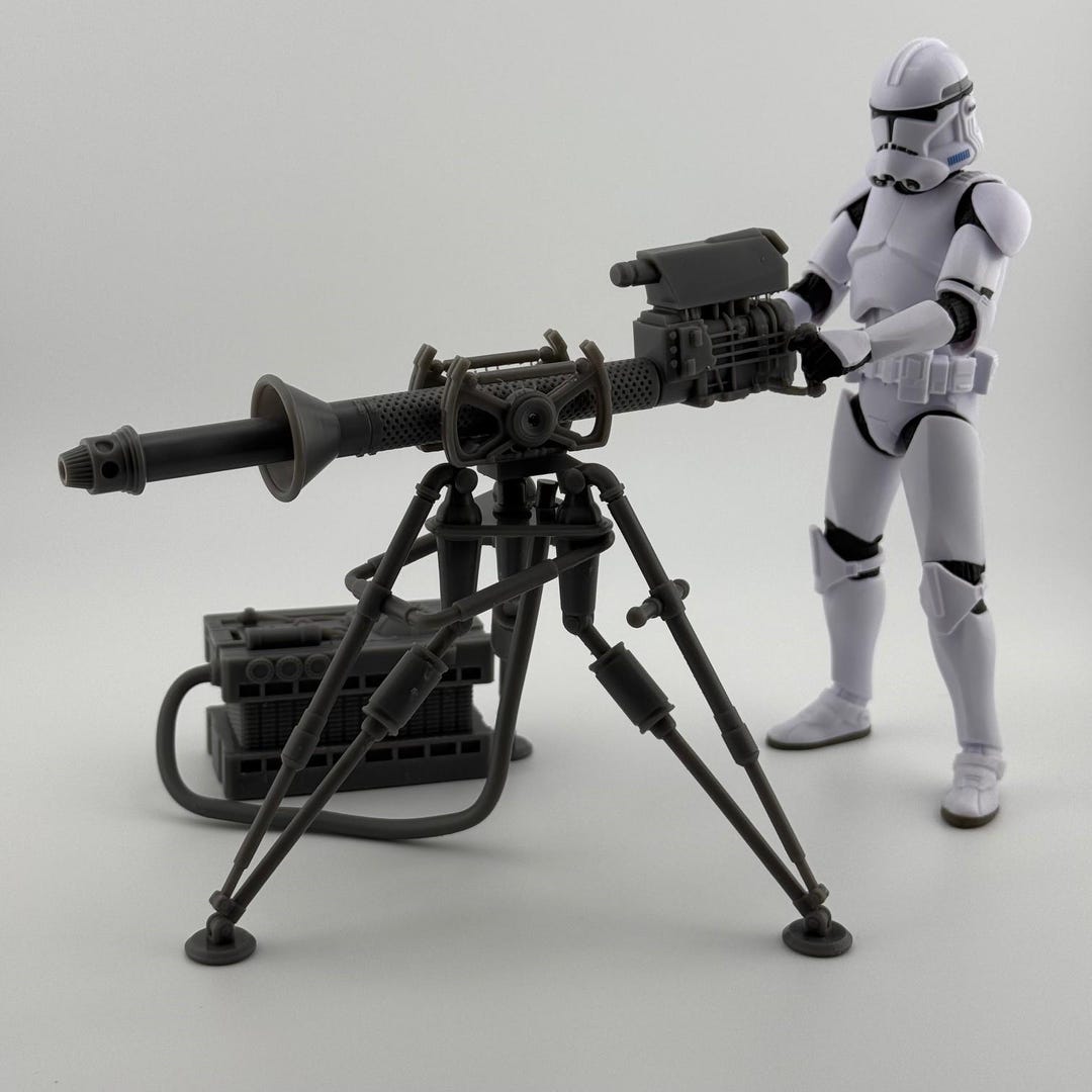 E-WEB Heavy Repeating Blaster for Action Figures - Etsy