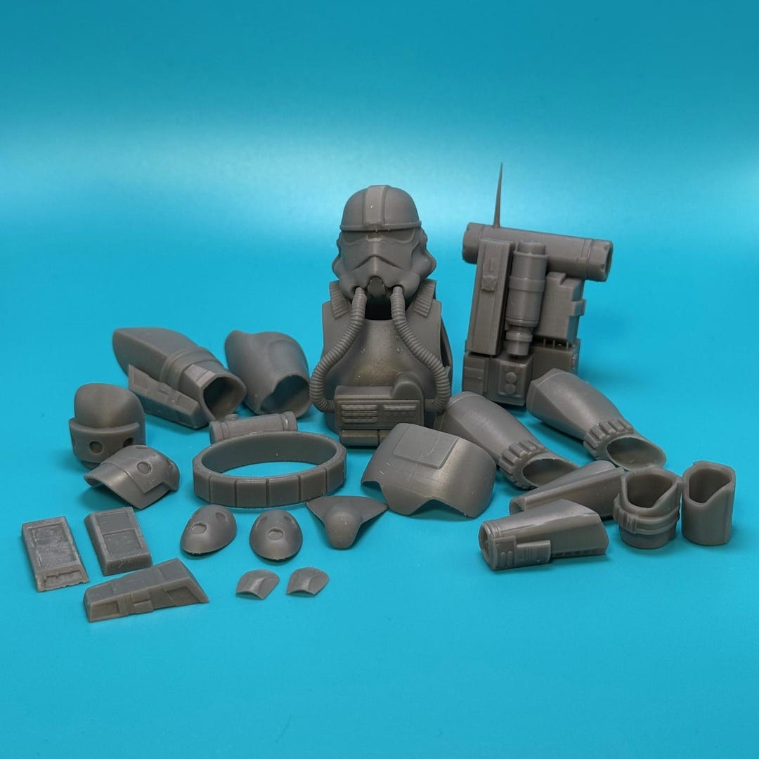 Force Unleashed Heavy Shock Trooper Kit 1:12 Scale for Action Figures ...