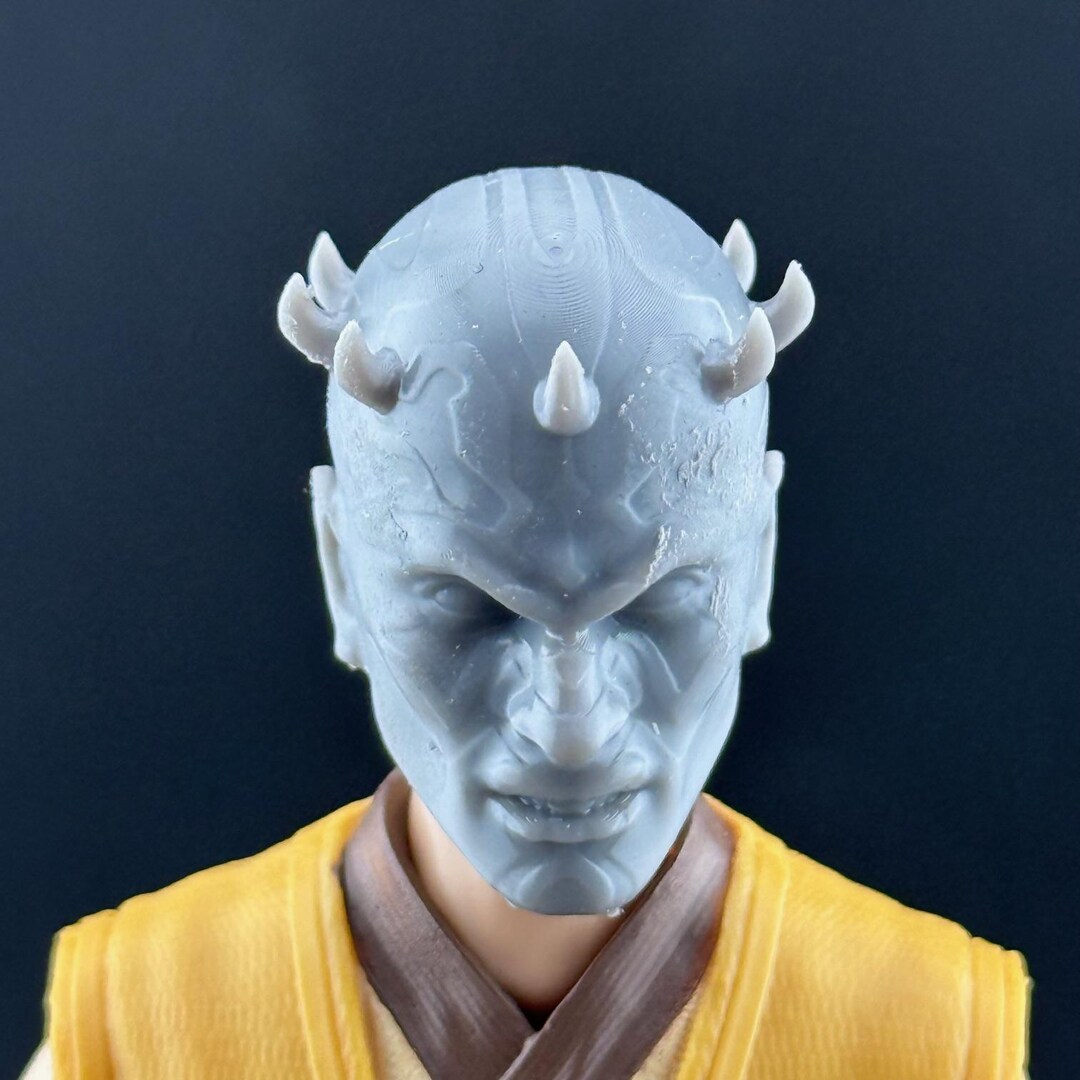 Maul Custom Head Sculpt for Action Figures - Etsy