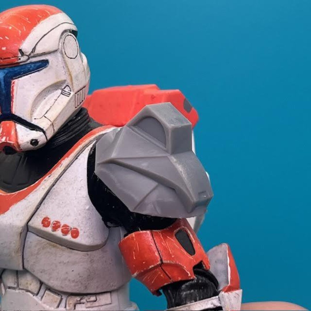 Republic Commando Shield Shoulder 1:12 Scale for Action Figures - Etsy