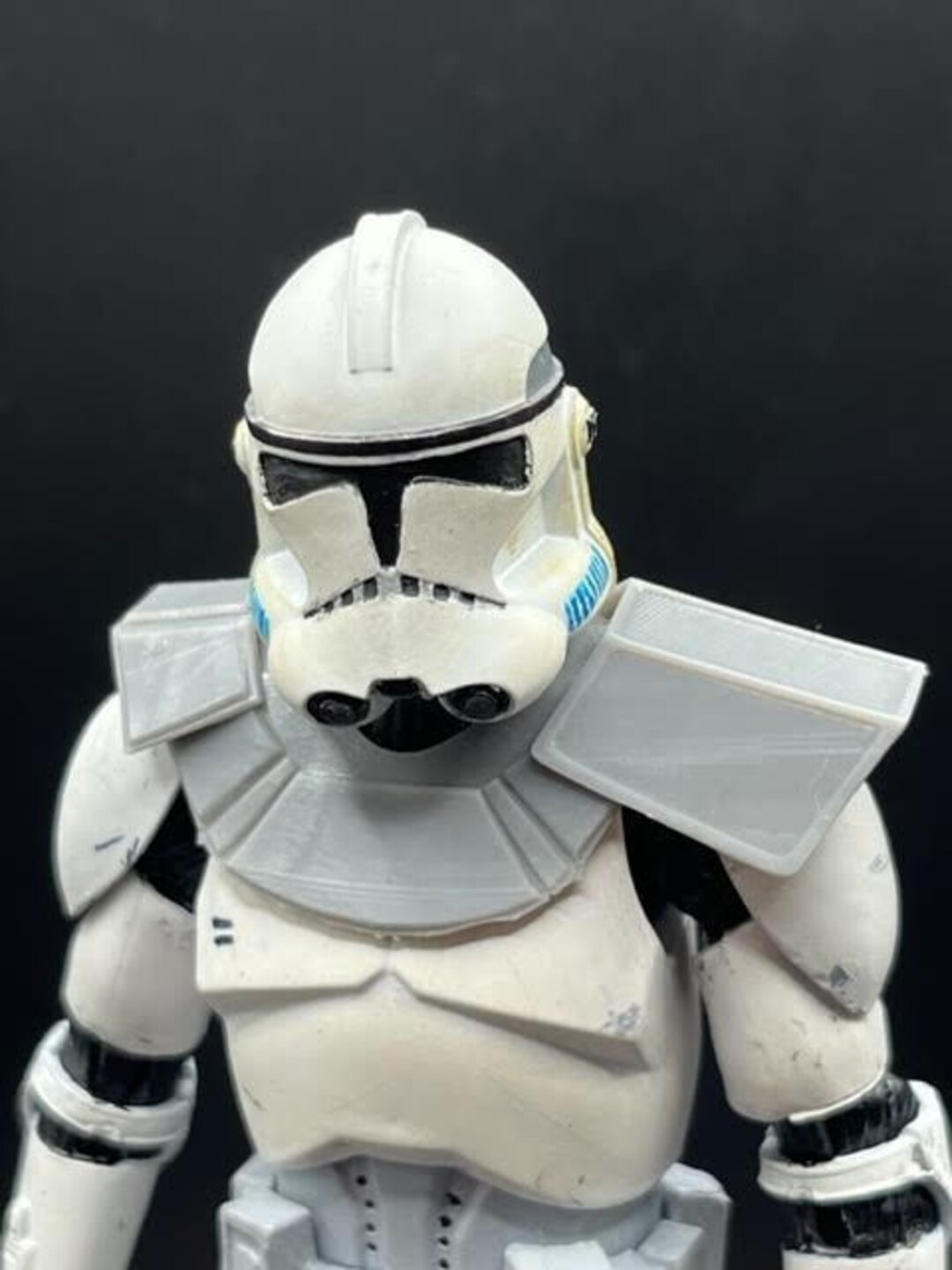 Commander Grey Pauldron 1:12 - Etsy