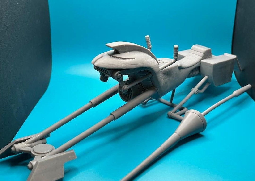 Lancer Clone Speeder Bike & Lance - Etsy