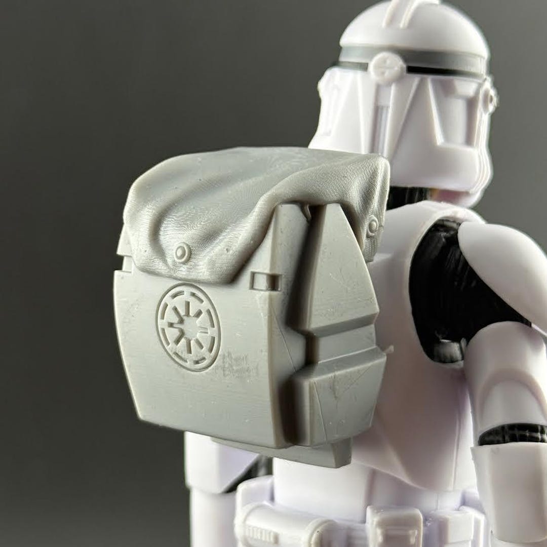 Clone Backpack Custom Action Figure Accessory - Etsy UK