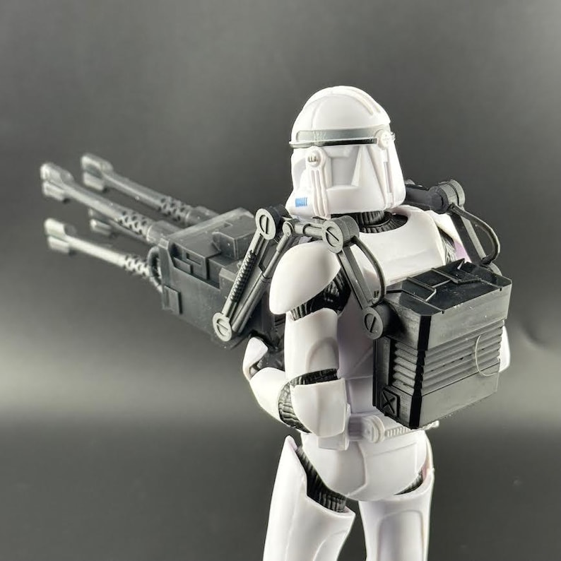 Reciprocating Quad Blaster Custom Action Figure Accessory - Etsy