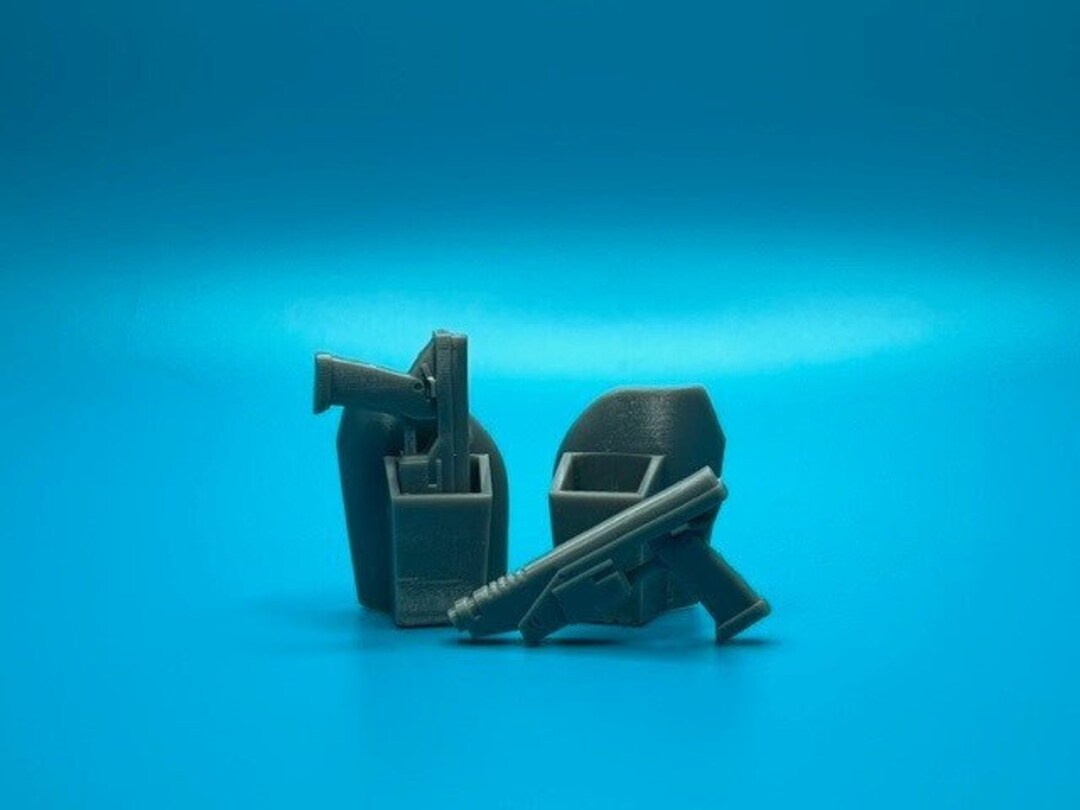 Mandalorian Thigh Holsters & Blasters 1:12 Scale - Etsy