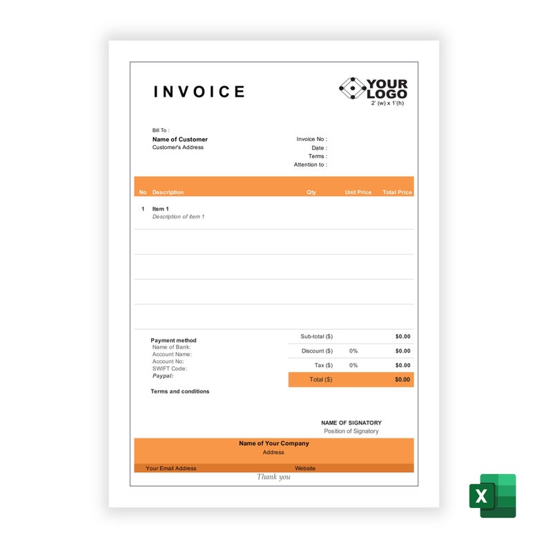 Template invoice simple - jeryviewer