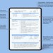 Minimalist Discussion Note Template for Tablet, Instant Digital ...