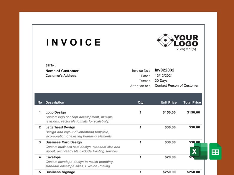 Simple Invoice Template Invoice Template for Small and Home Businesses ...