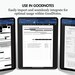 Minimalist Discussion Note Template for Tablet, Instant Digital ...