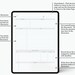 Minimalist Discussion Note Template for Tablet, Instant Digital ...