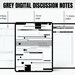 Minimalist Discussion Note Template for Tablet, Instant Digital ...