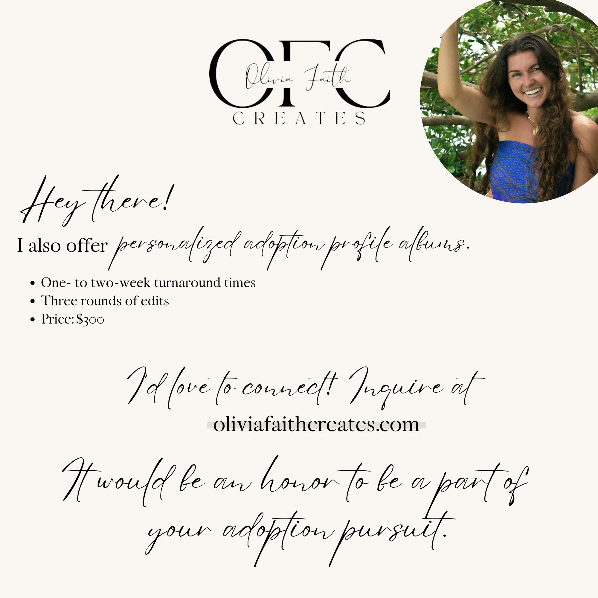 Simple & Neutral | Modern Adoption Profile Book | Editable and ...