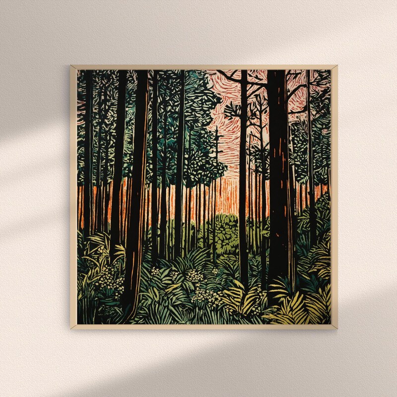 Linocuts - Etsy
