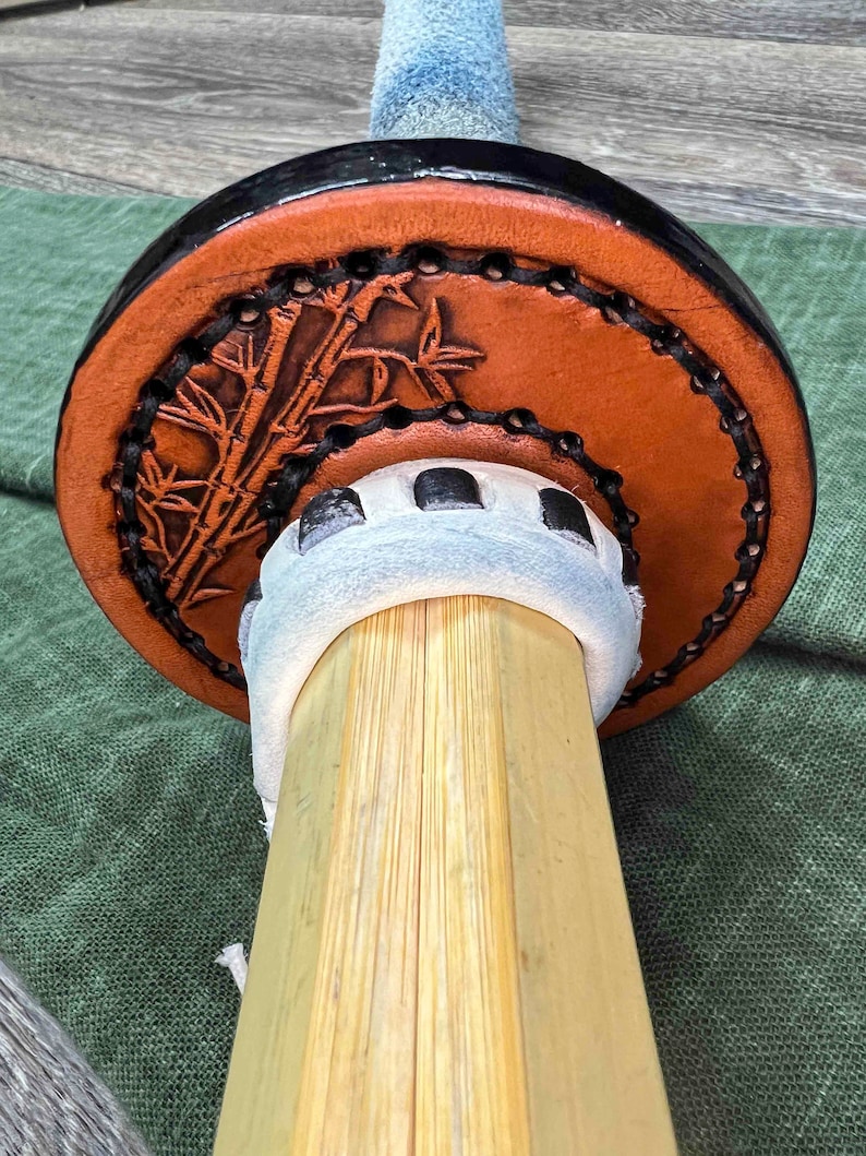 Leather Tsuba - Kendo Tsuba - Tsuba - Kendo - Kendo Gift - Martial Arts ...