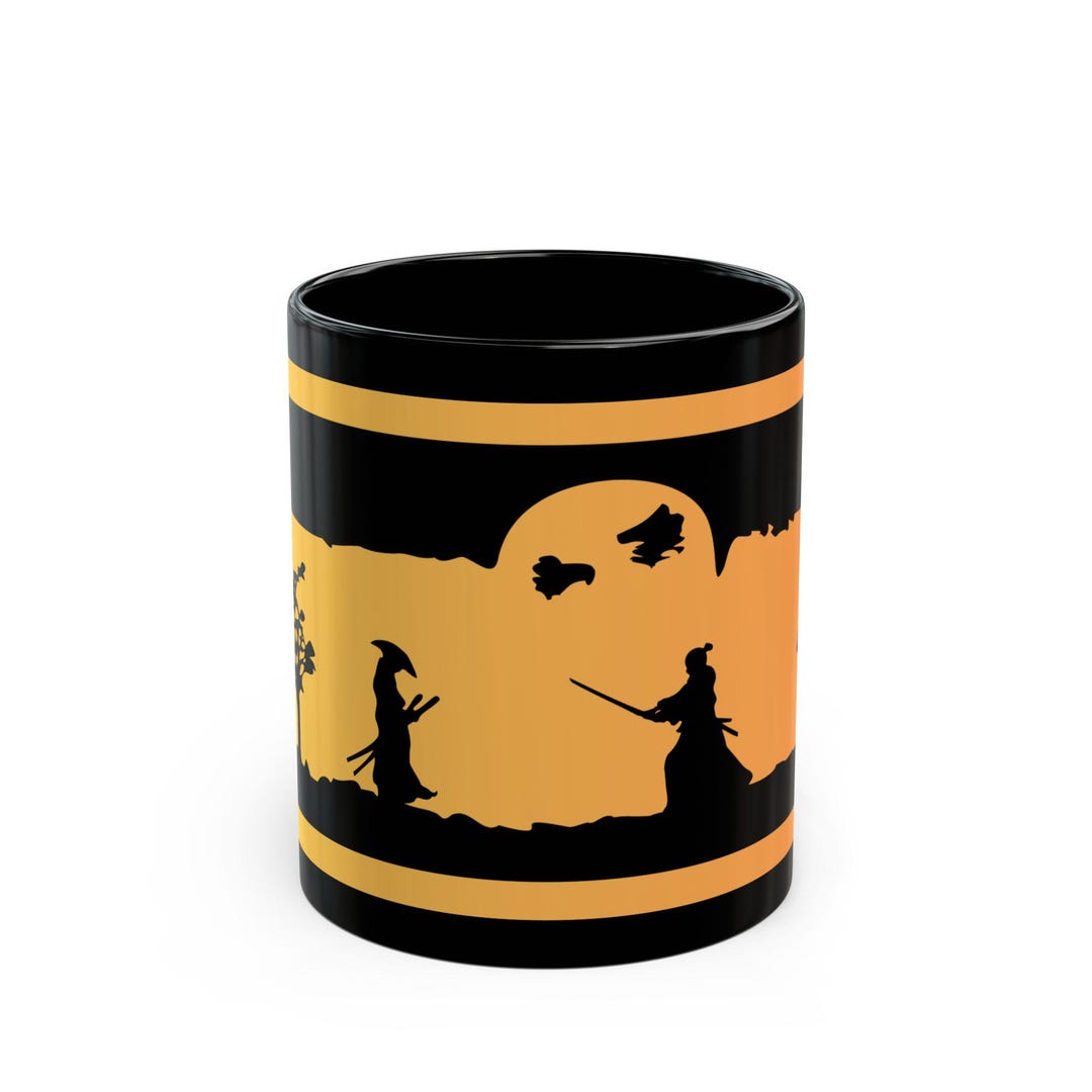 Mug, Samurai Dual at Dawn Japanese Warrior Coffee Cup for Tea or Hot ...