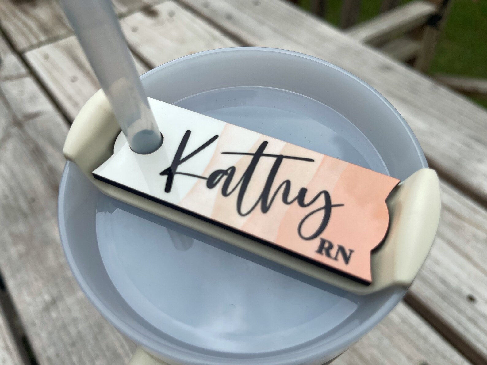 Name Tag Sublimation BLANK for Quencher H2.0 Tumbler, Tumbler Topper ...