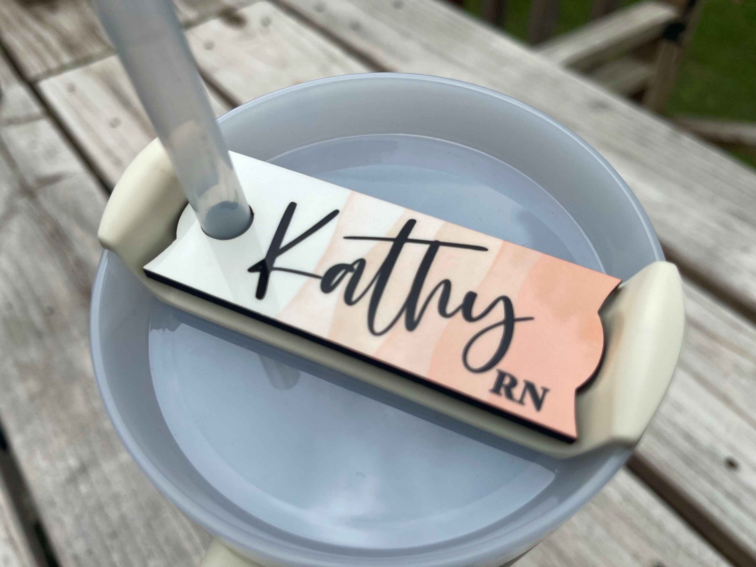 Name Tag Sublimation BLANK for Quencher H2.0 Tumbler, Tumbler Topper ...