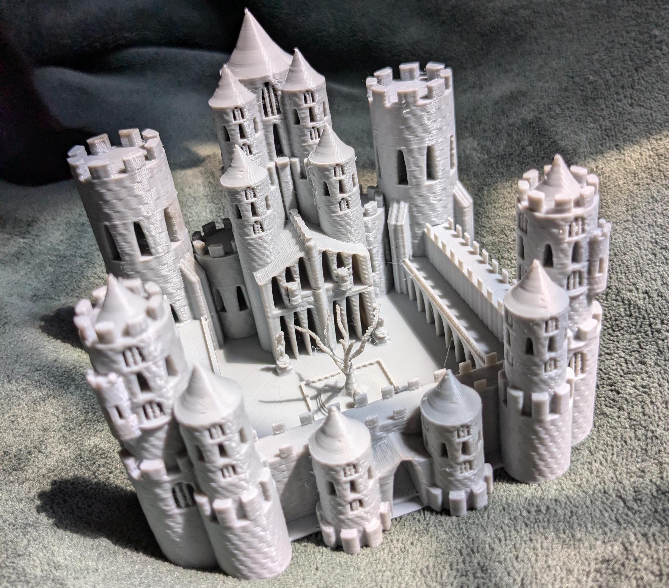 Cursed Miniature Castle D&D Miniature, Roleplaying, TTRPG, Fantasy ...