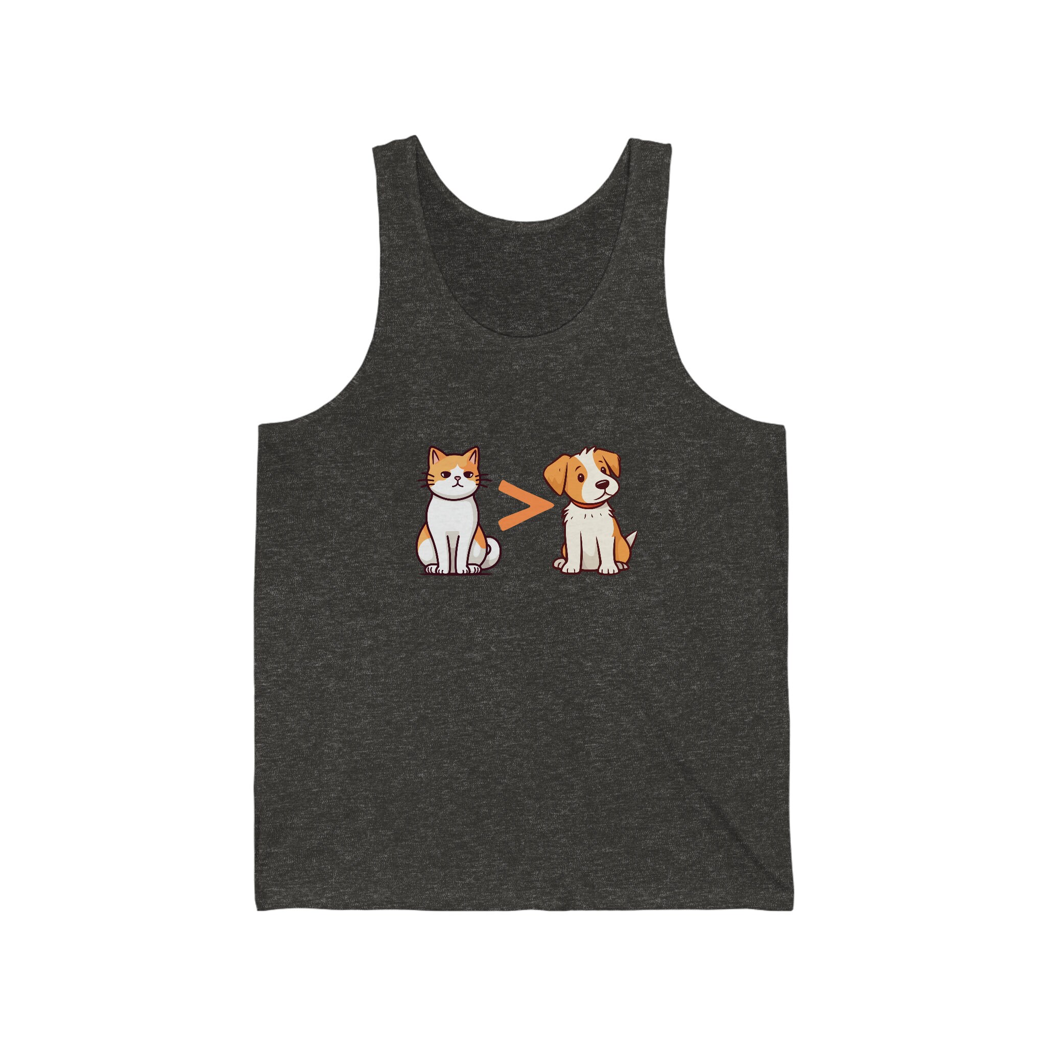 Cat and Dog Tank, Cats > Dogs Tank, Funny Tank, Workout Tank, Silly ...