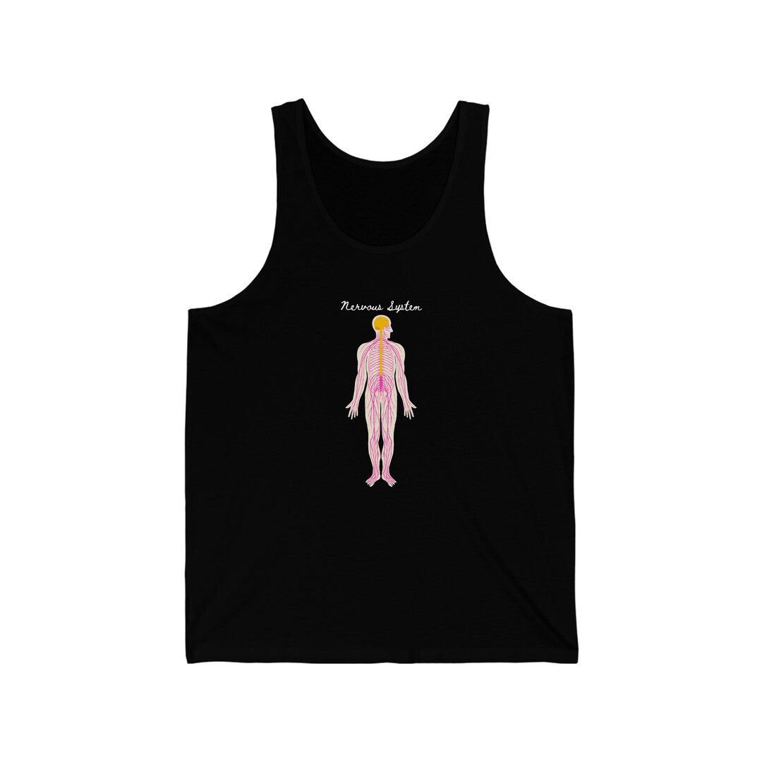 Science Tank, Nervous System Tank, Human Body Tank, Unisex Jersey Tank ...