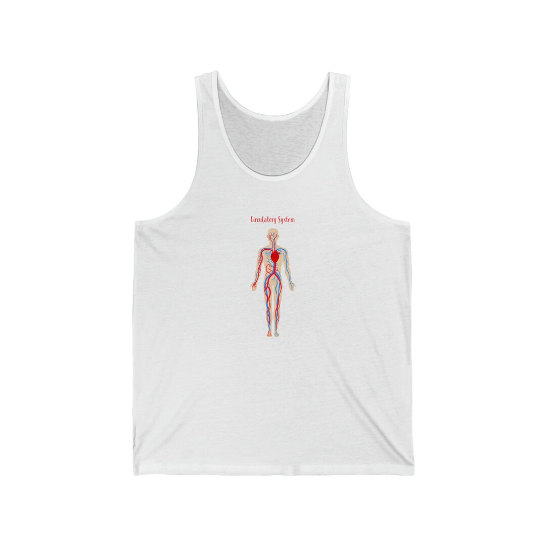 Science Tank, Circulatory System Tank, Human Body Tank, Unisex Jersey ...