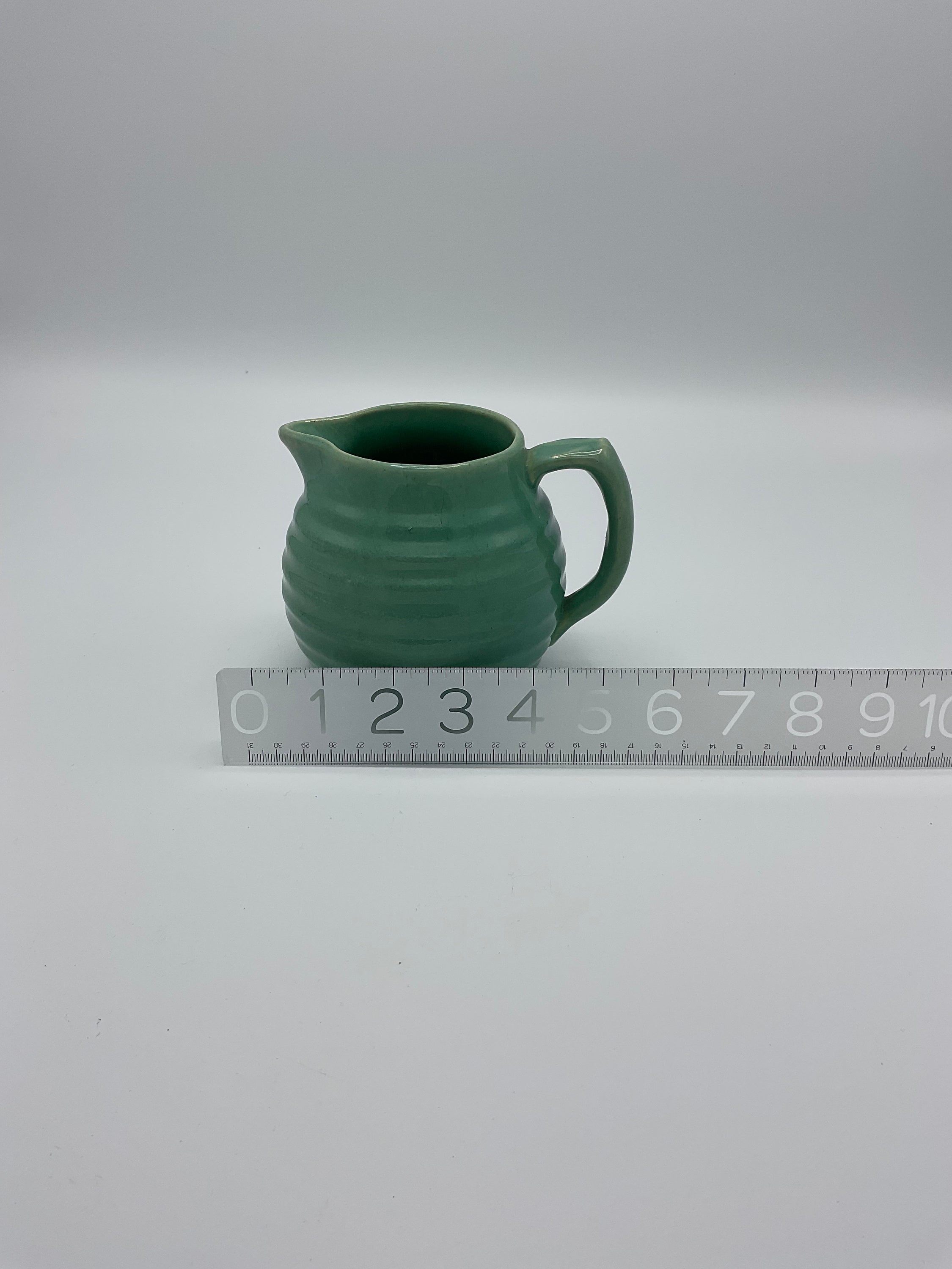 Early Bauer Pottery Jade Green Ringware Pitcher - Etsy