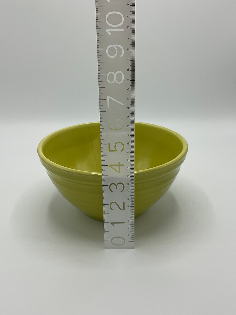 Vintage Bauer Pottery Chartreuse Hi-fire Mixing Bowl No 18 - Etsy