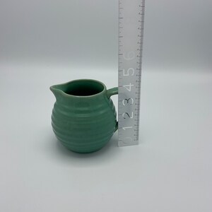 Early Bauer Pottery Jade Green Ringware Pitcher - Etsy