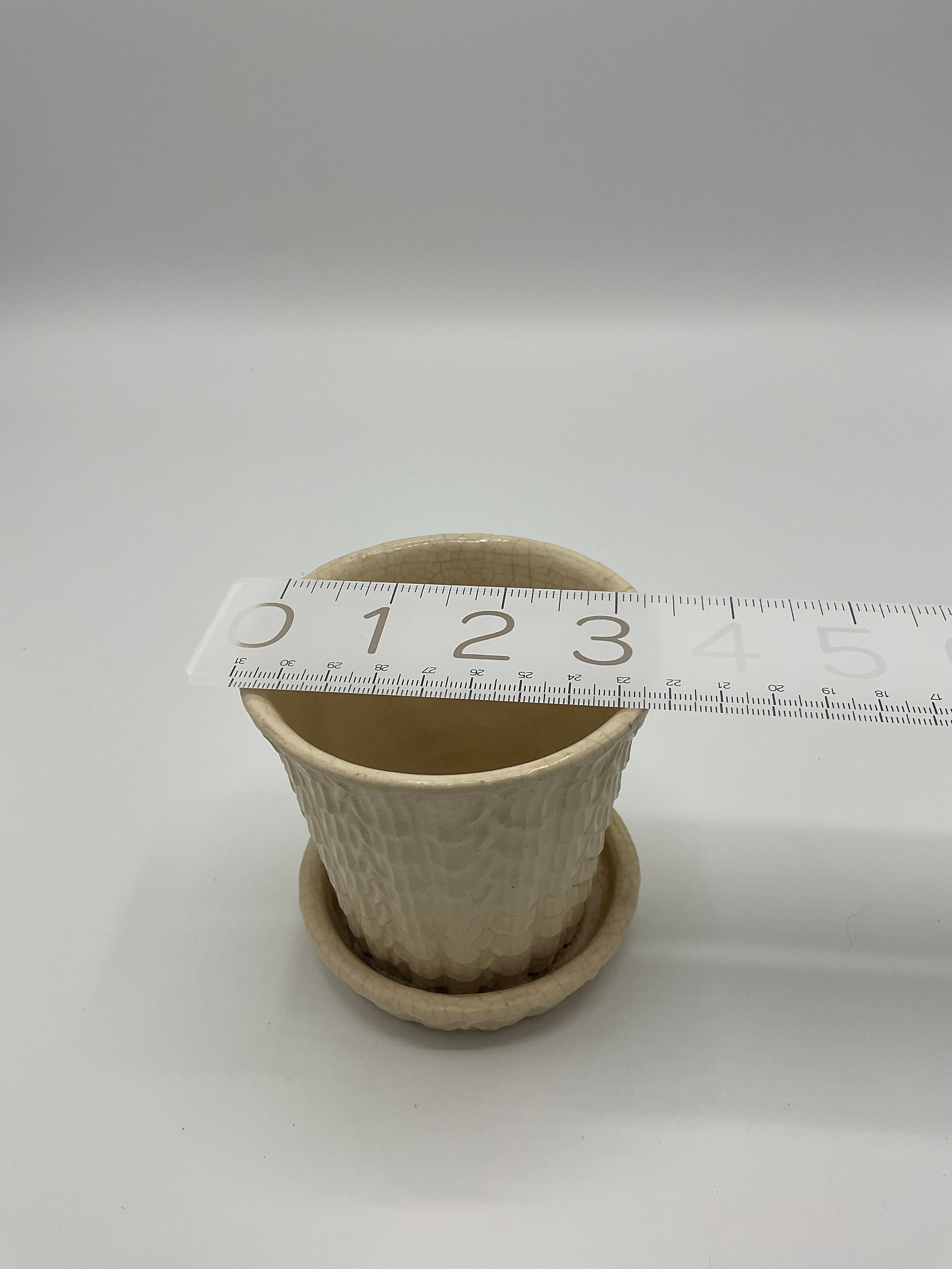 Early Nelson Mccoy Fish Scale Flower Pot - Etsy