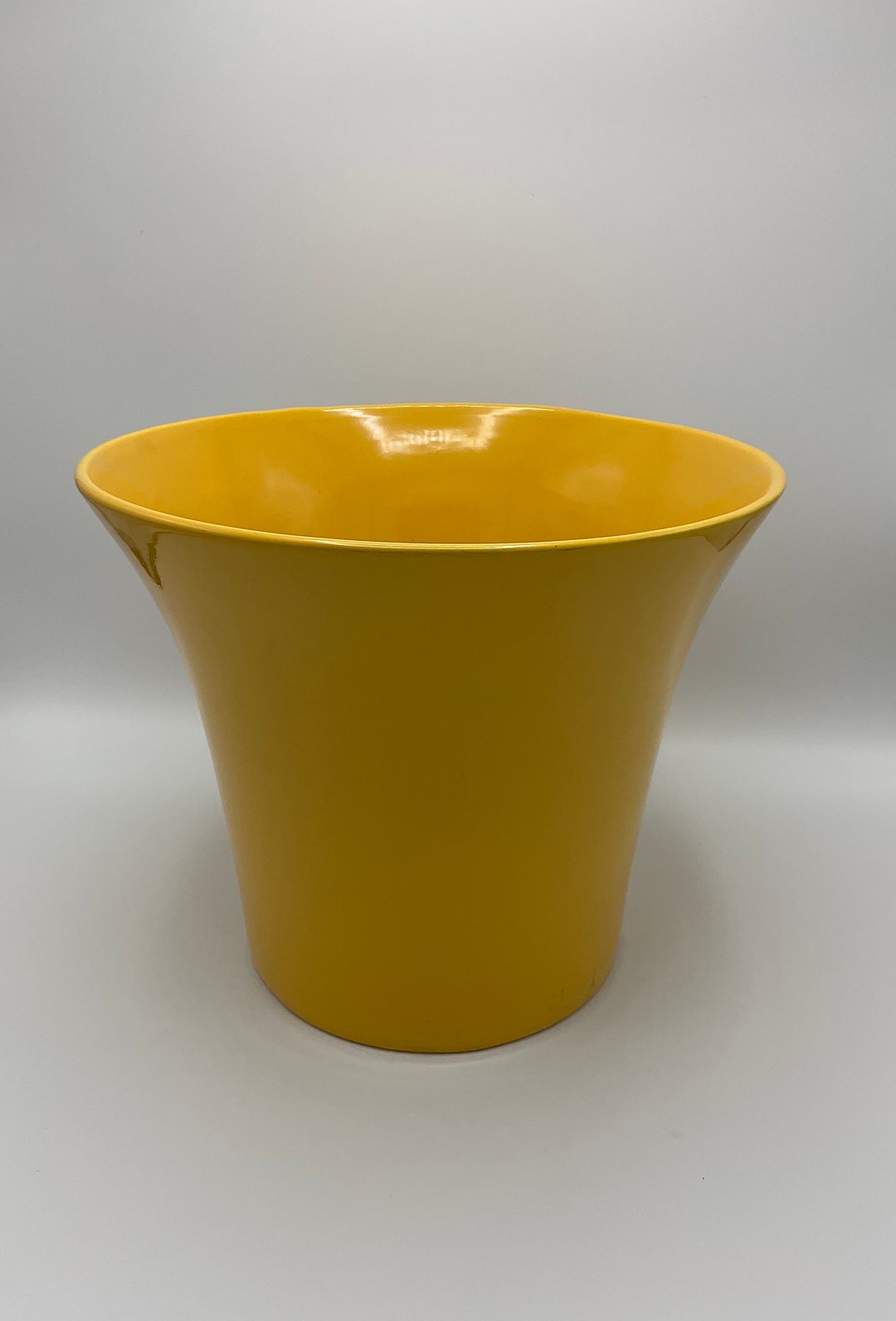 Vintage Bauer Pottery 10” Chinese Yellow Hi-fire Spanish Pot - Etsy