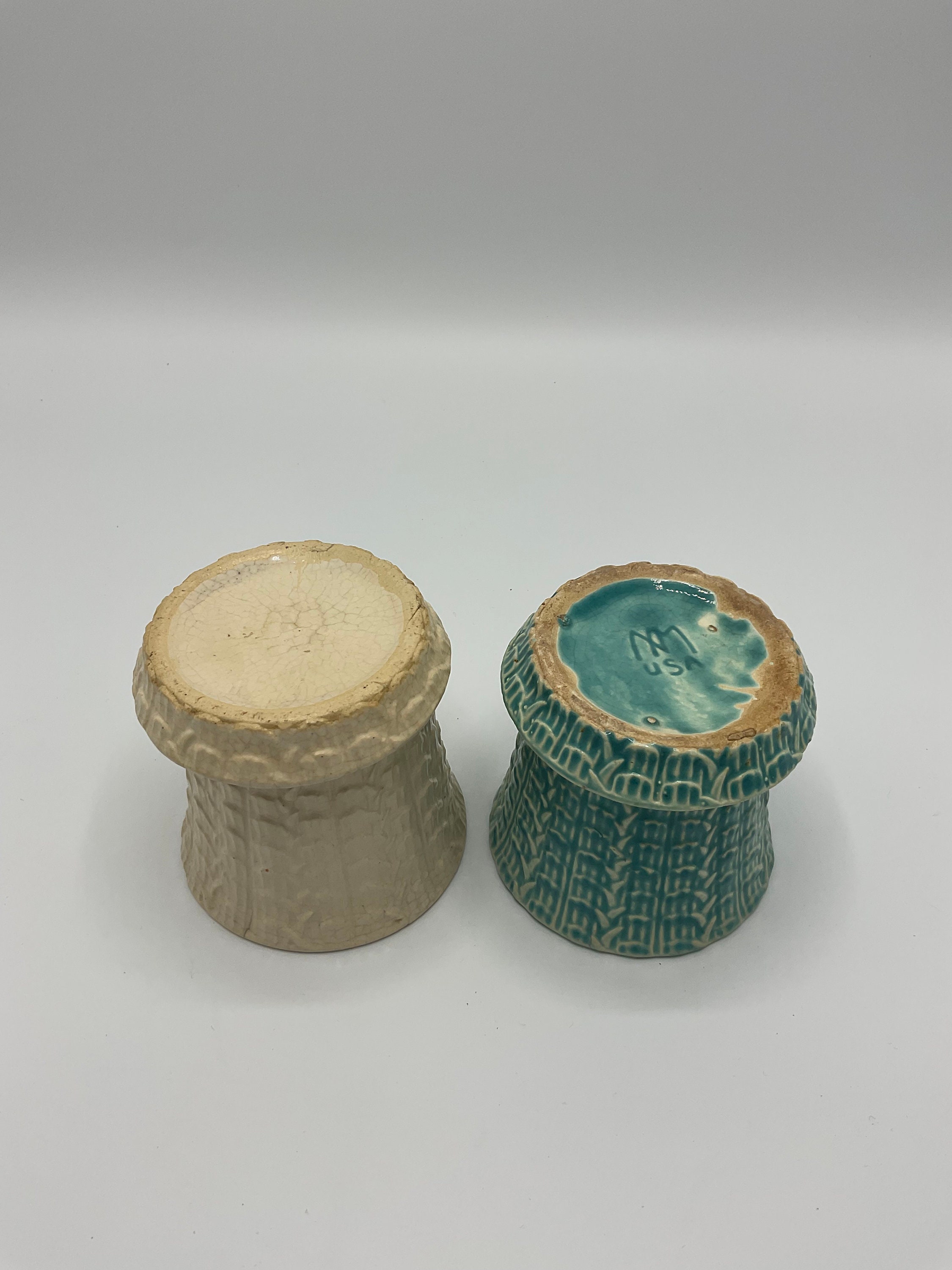 Early Nelson Mccoy Fish Scale Flower Pot - Etsy