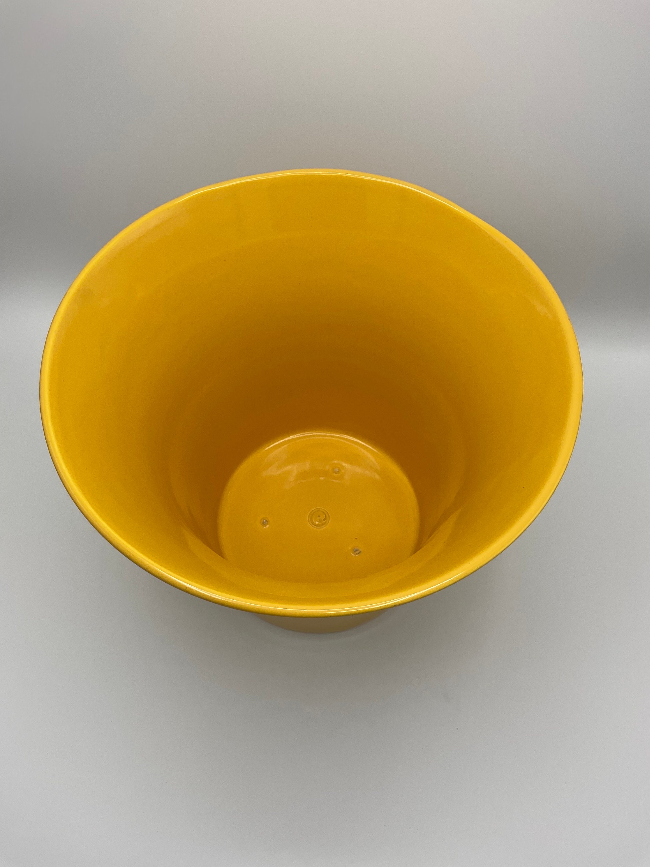 Vintage Bauer Pottery 10” Chinese Yellow Hi-fire Spanish Pot - Etsy