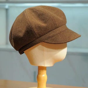 Custom Made Newsboy Hat, Unisex Newsboy Cap, Fall/winter Newsboy Hat ...