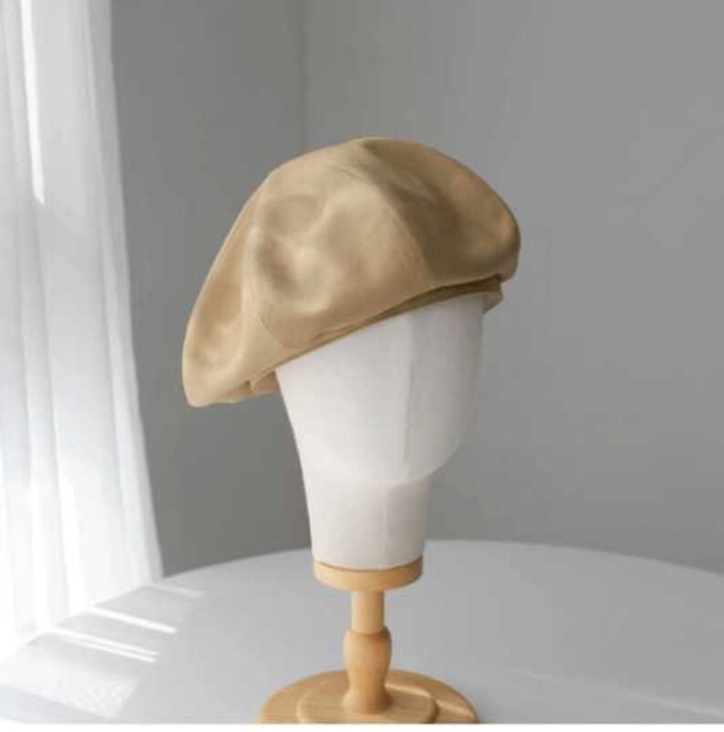 Custom Made Cotton Beret Hat for Standard/large Head, Oversized Cotton ...