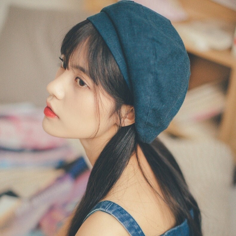 Spring Summer Beret for Women, Linen Beret Hat, Spring/summer Beret for ...