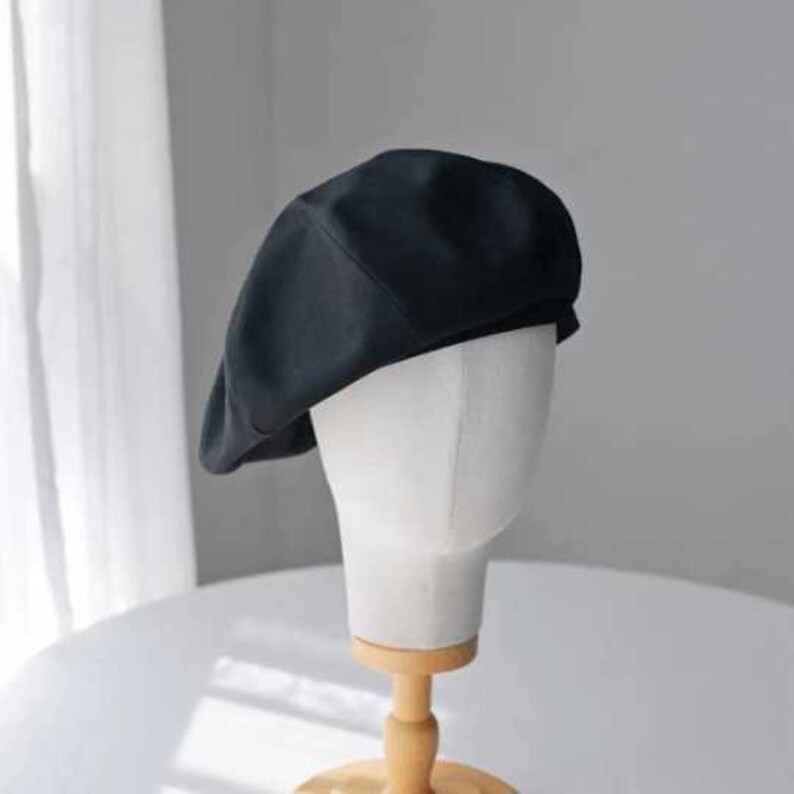 Custom Made Cotton Beret Hat for Standard/large Head, Oversized Cotton ...