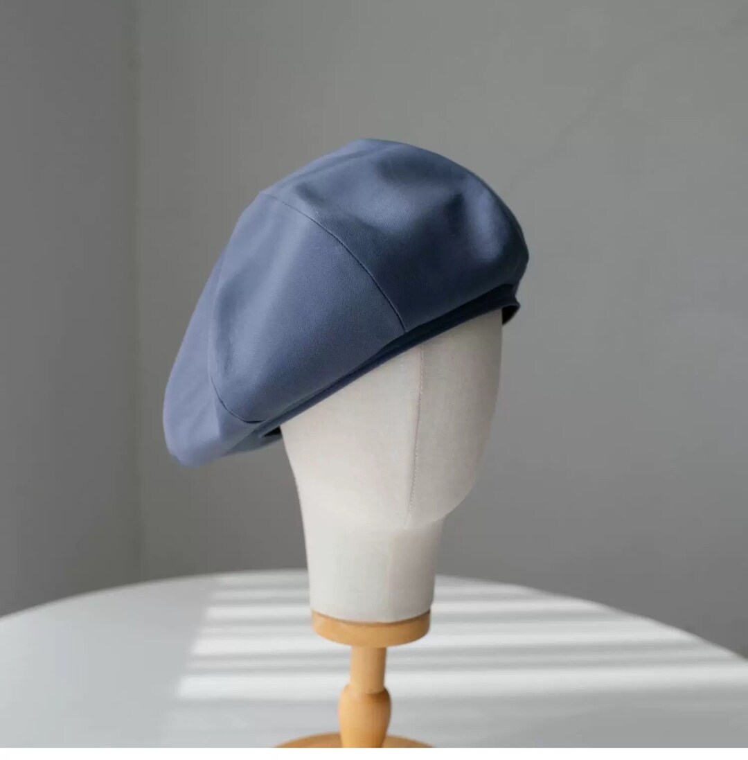 Custom Made Cotton Beret Hat for Standard/large Head, Oversized Cotton ...