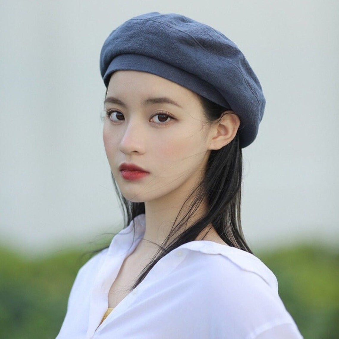 Spring Summer Beret for Women, Linen Beret Hat, Spring/summer Beret for ...