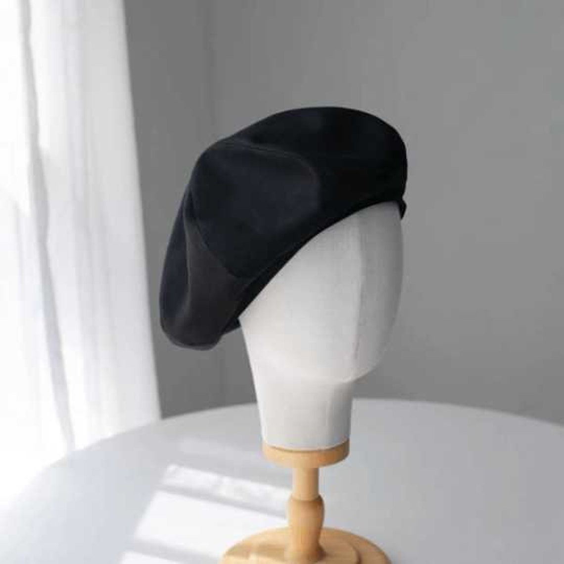 Custom Made Cotton Beret Hat for Standard/large Head, Oversized Cotton ...