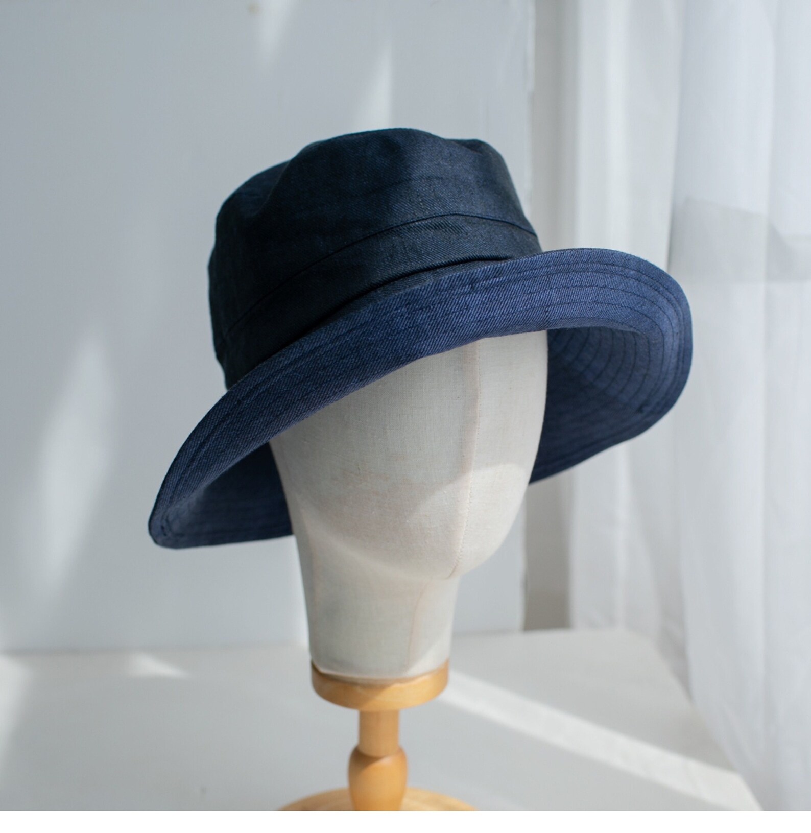 Custom Linen Bucket Hat, Large Size Bucket Hat, Bucket Hat for Women ...
