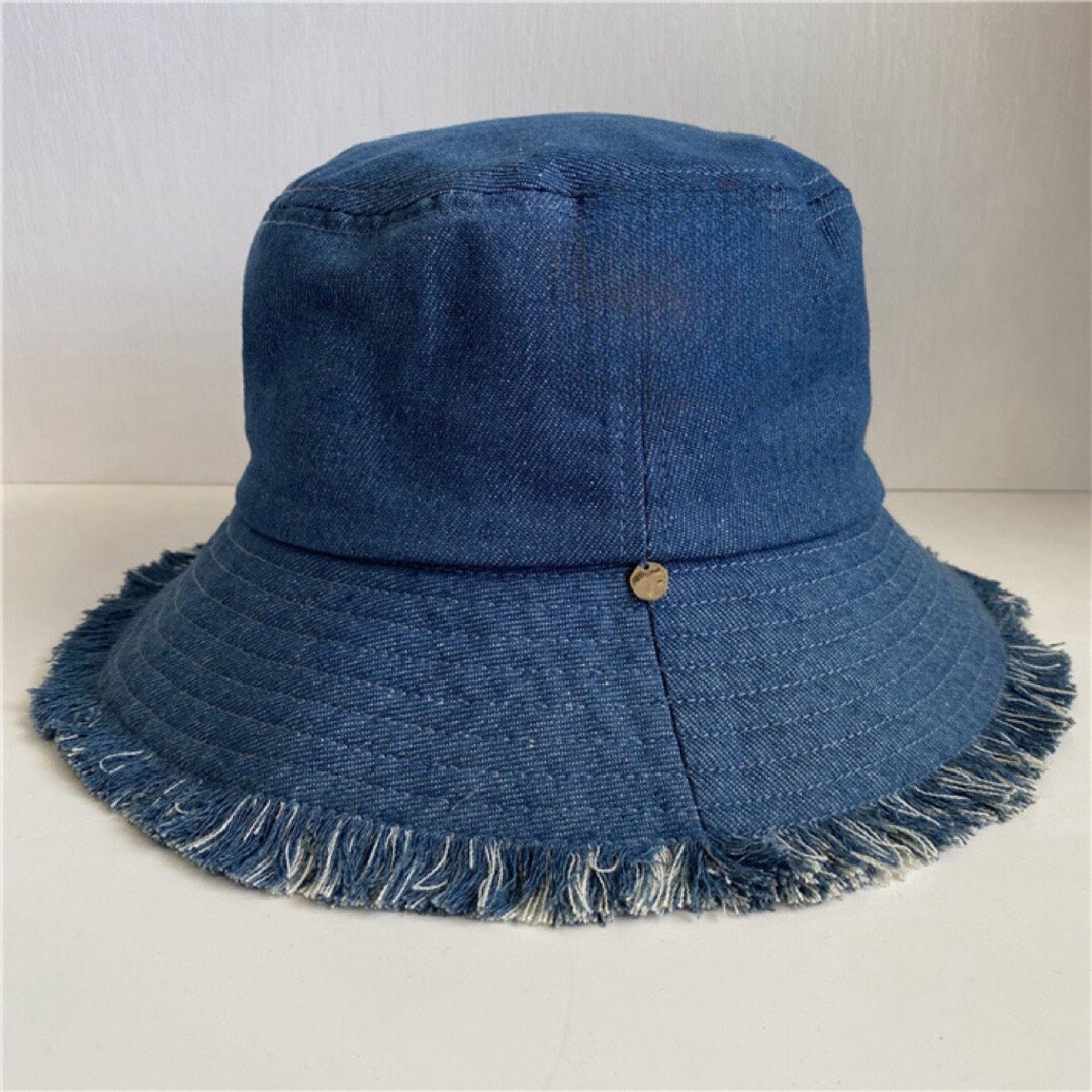 Denim Bucket Hat, Wide Brim Bucket Hat for Women Men, Unisex Bucket Hat ...
