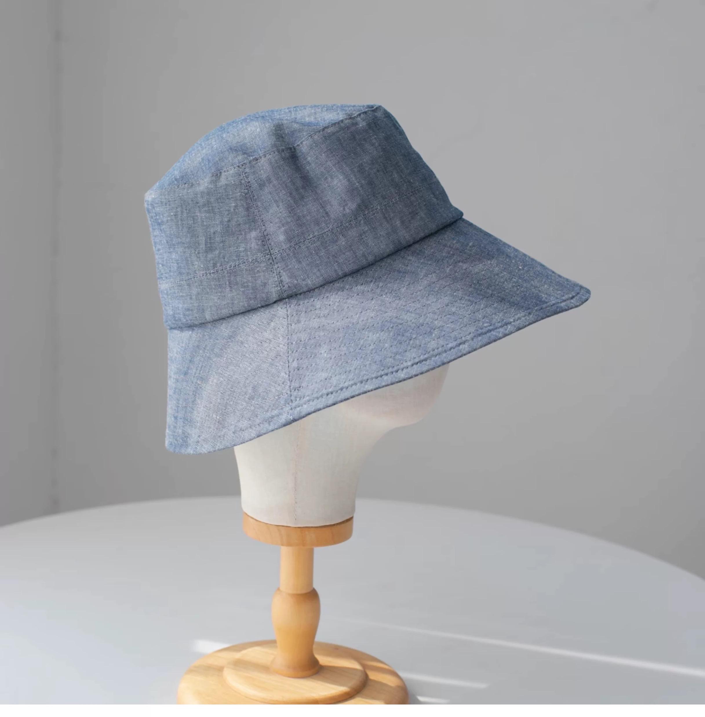 Custom Linen Bucket Hat, Large Size Bucket Hat, Bucket Hat for Women ...