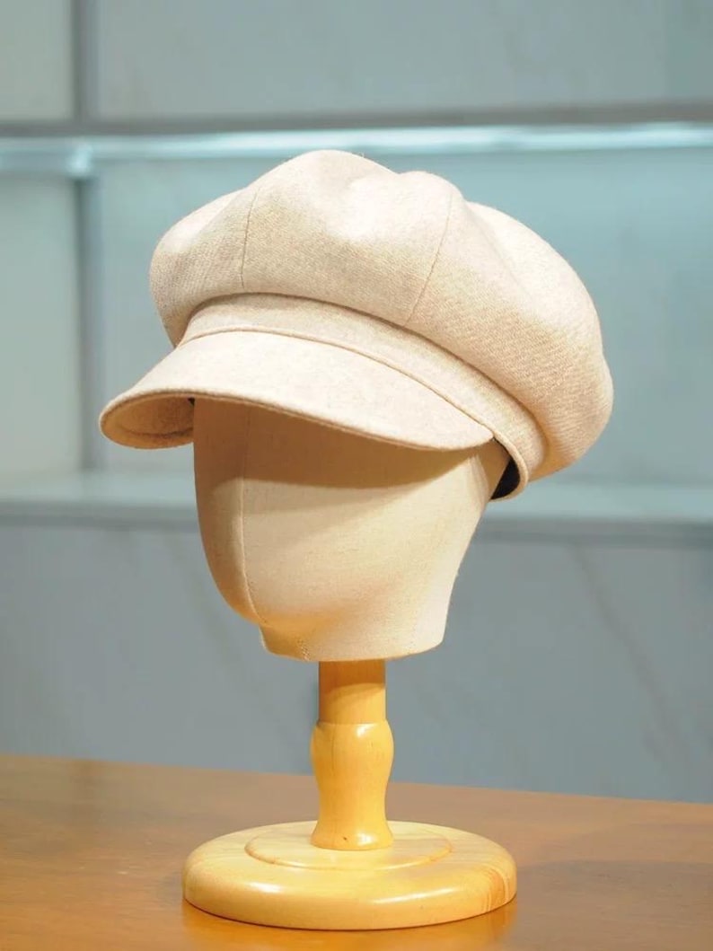 Custom Made Newsboy Hat, Unisex Newsboy Cap, Fall/winter Newsboy Hat ...