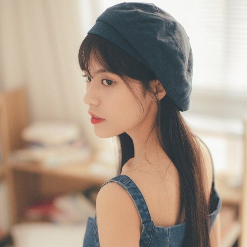 Spring Summer Beret for Women, Linen Beret Hat, Spring/summer Beret for ...