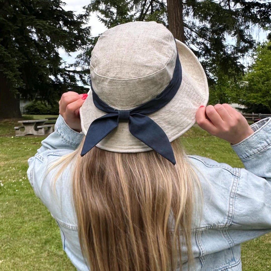 S M L Wide Brim Bucket Hat , Bucket Hat for Women, Sun Hat for Women ...