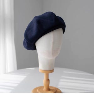 Custom Oversize Wool Beret for Men & Women| Wool Beret| Unisex Fall ...