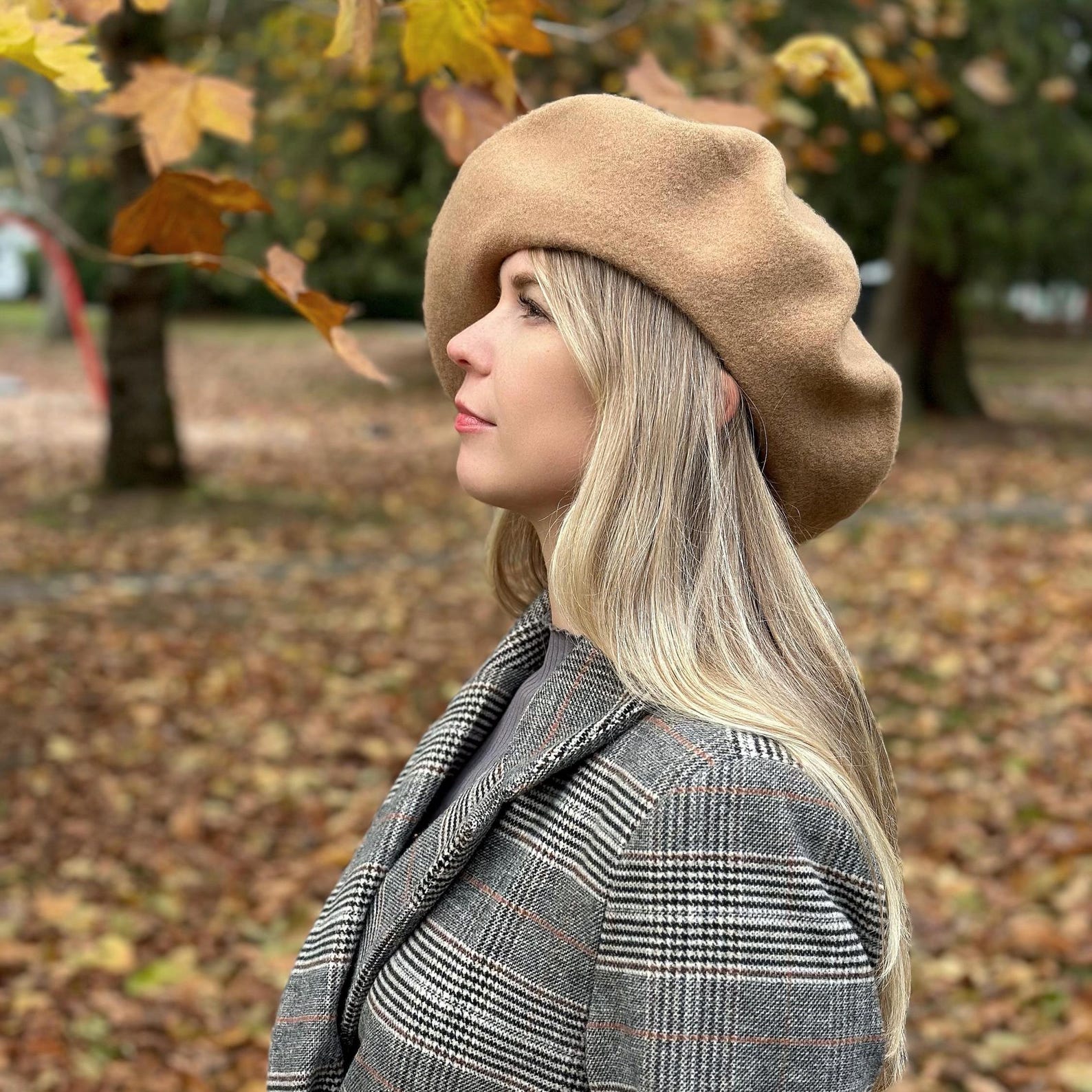 Extra Oversize Wool Beret for Women (fits for Large Head) | Large Beret ...