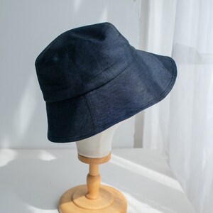 Custom Linen Bucket Hat, Large Size Bucket Hat, Bucket Hat for Women ...