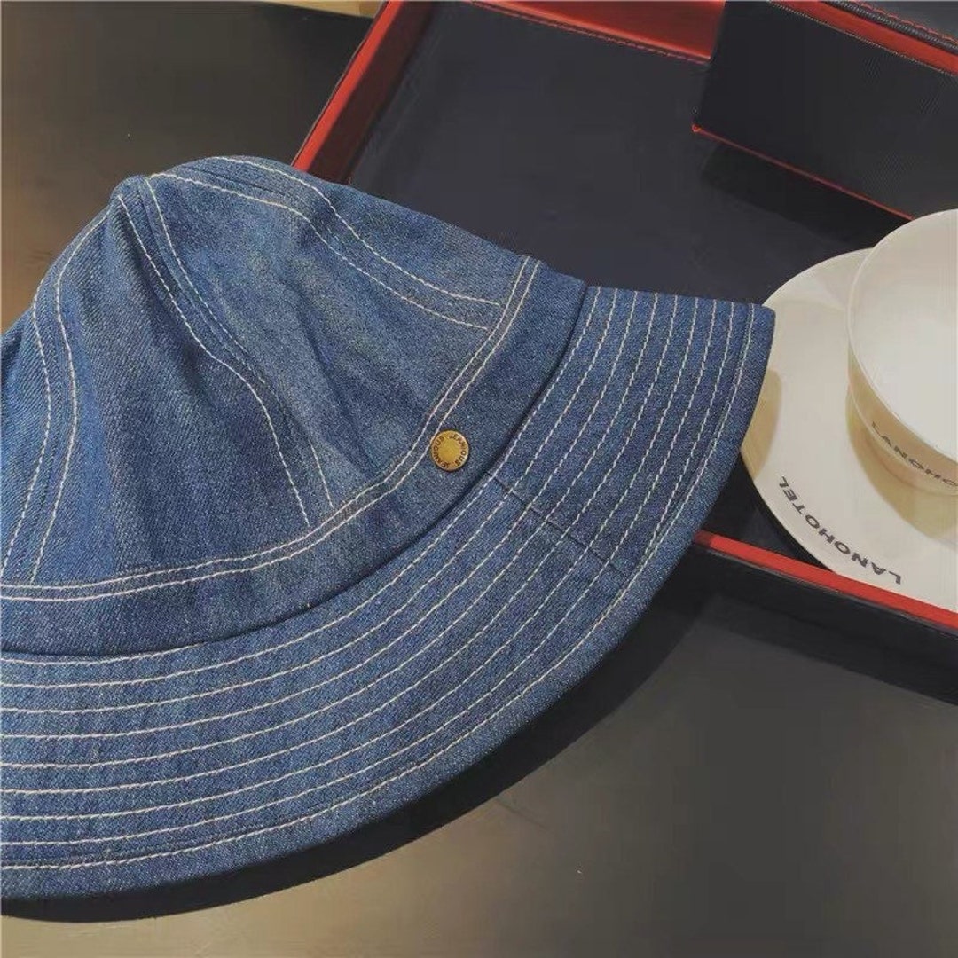 Oversize Denim Bucket Hat, Large Bucket Hat for Women Men, XL XXL ...