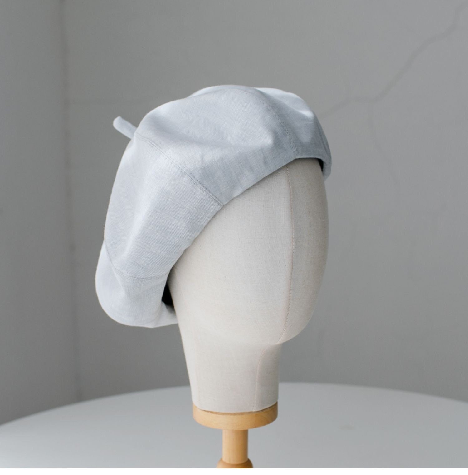 Oversized Spring Summer Beret for Women, Linen Beret Hat, Spring/summer ...